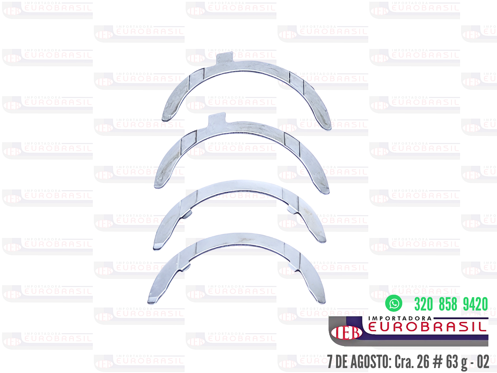 Medialuna del Cigüeñal (Thrust Washer) para V.W. 2.0 – Importadora ...